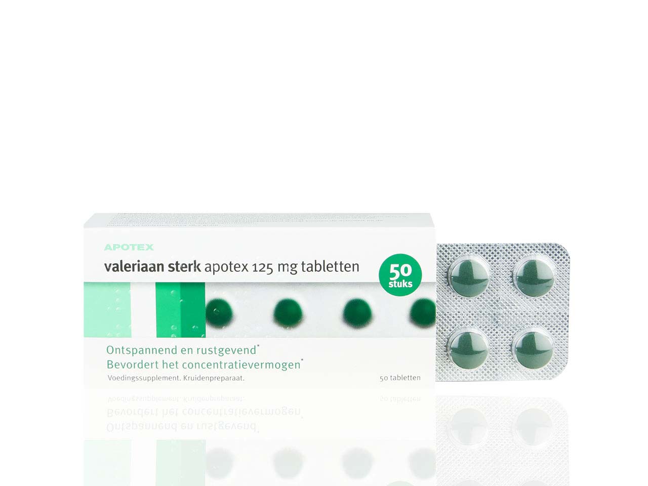 Valeriaan Extra Sterk Tabl 125mg Filmcoated Apotex