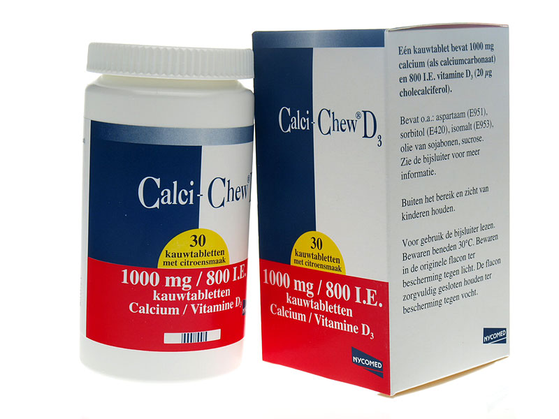 Calci Chew D3 - Medicijnen - Medicijninformatie | eFarma