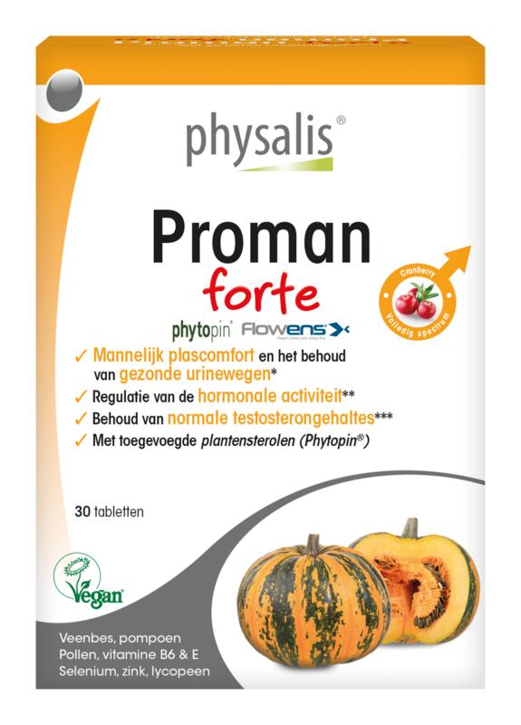 Proman Forte | 30tb | Physalis | eFarma Apotheek En Drogist