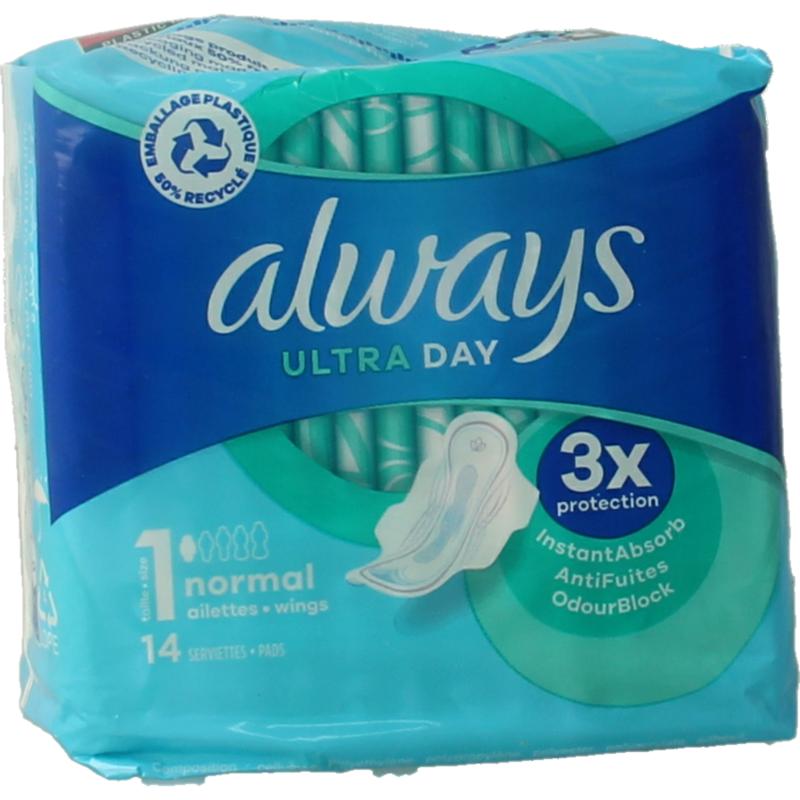 Maandverband Ultra Normaal Plus | 14st | Always | eFarma Apotheek En ... Maandverband Ultra Normaal Plus | 14st | Always | eFarma Apotheek En ...