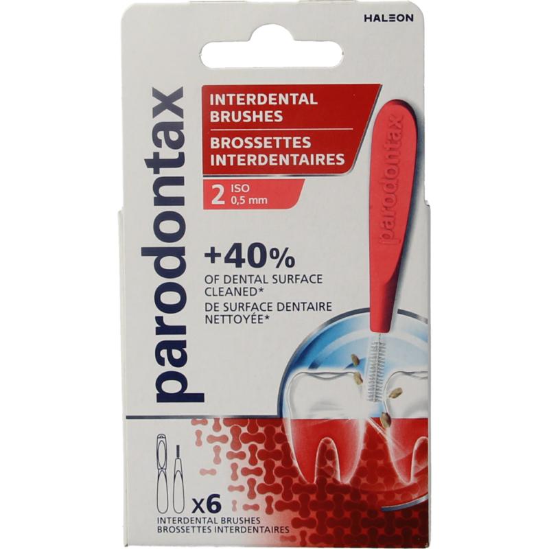 Parodontax Interdental Brush 0,5mm | 6st | Parodontax | eFarma Apotheek ...