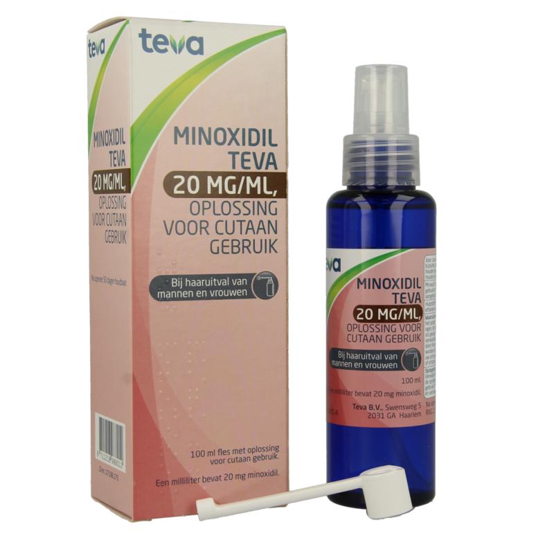 Minoxidil Teva Oplossing V Cutaan Gebruik 20mg/ml | 100ml | Teva ...