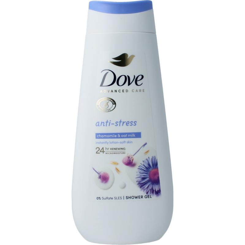 Dove Shower Adv Anti Stress | 225ml | Dove | eFarma Apotheek En Drogist