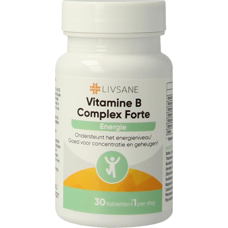 Vitamine B Complex Forte Livsane Tablet