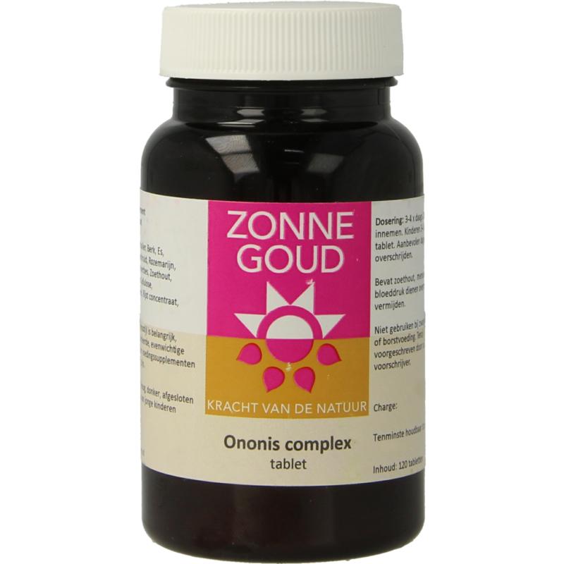 Ononis Complex Tablet | 120st | Zonnegoud | eFarma Apotheek En Drogist