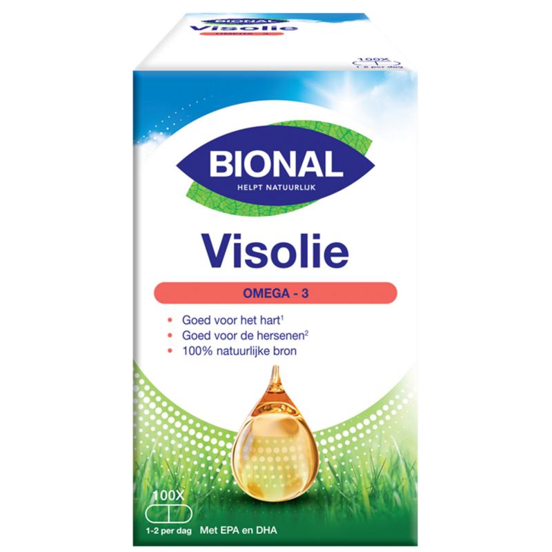 Bional Visolie Capsule | 100st | Bional | eFarma Apotheek En Drogist