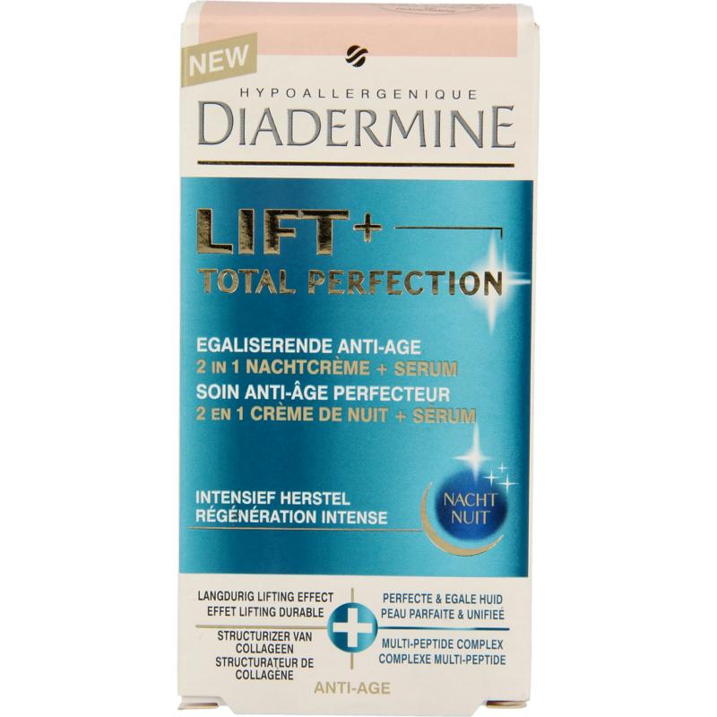 Lift+ Perfect Total Perfection Night Cream & Serum | 50ml | Diadermine ...
