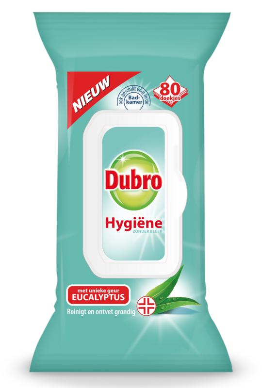 Doekjes Hygiene Eucalyptus | 80st | Dubro | eFarma Apotheek En Drogist