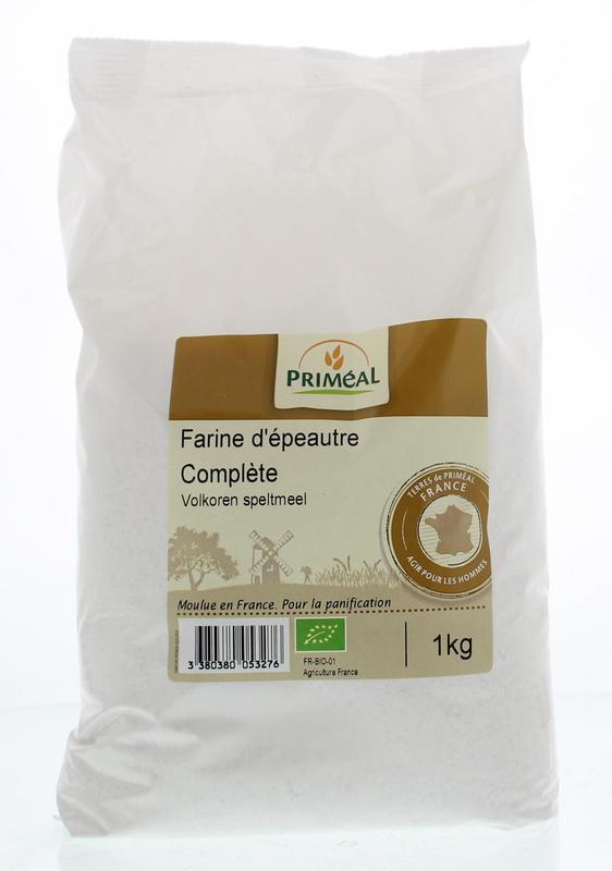 Volkoren Speltmeel Bio | 1000g | Primeal | eFarma Apotheek En Drogist