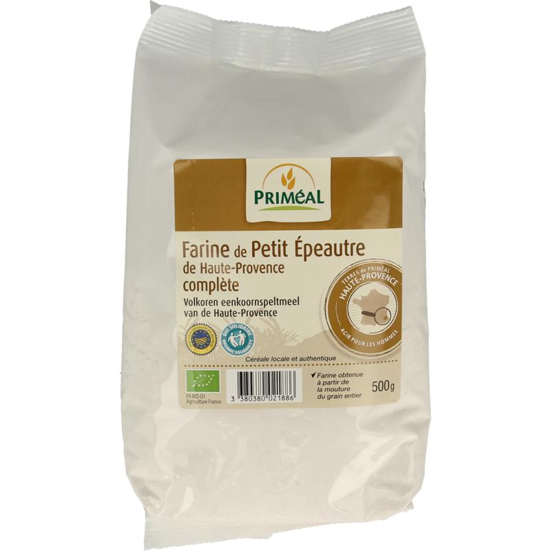 Volkoren Eenkoorn Speltmeel Bio | 500g | Primeal | eFarma Apotheek En ...