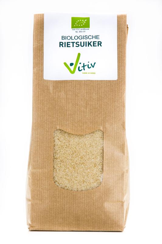 Rietsuiker Bio | 1000g | Vitiv | eFarma Apotheek En Drogist