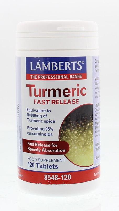 Curcuma Fast Release Lamberts Tablet | 120st | Lamberts | eFarma ...