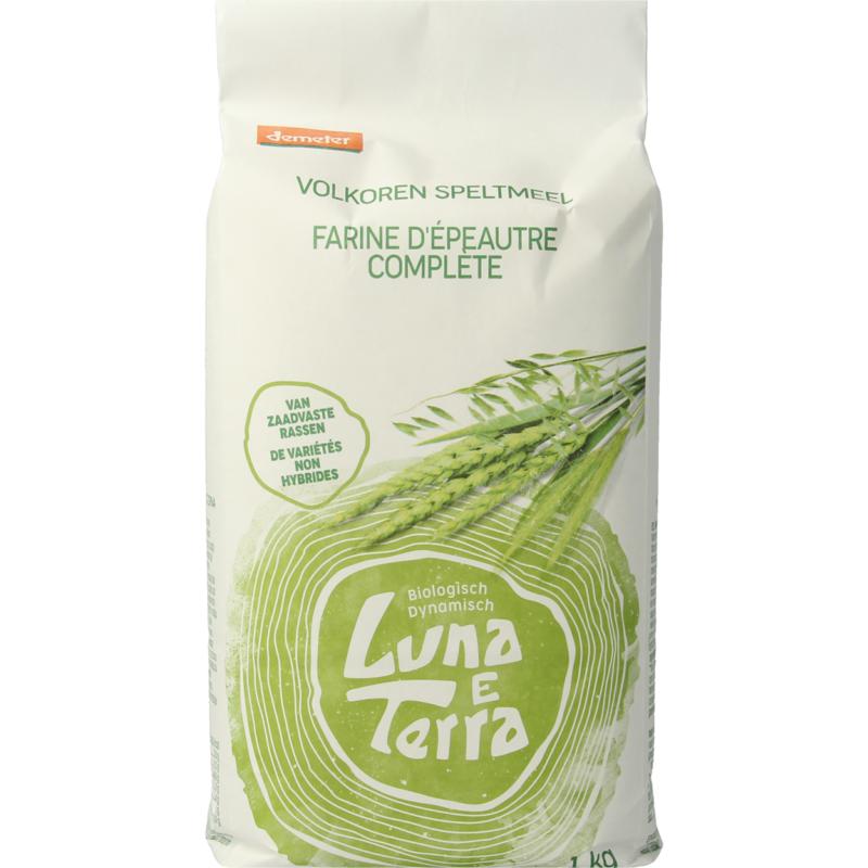 Speltmeel Volkoren Demeter Bio | 1000g | Luna E Terra | eFarma Apotheek ...
