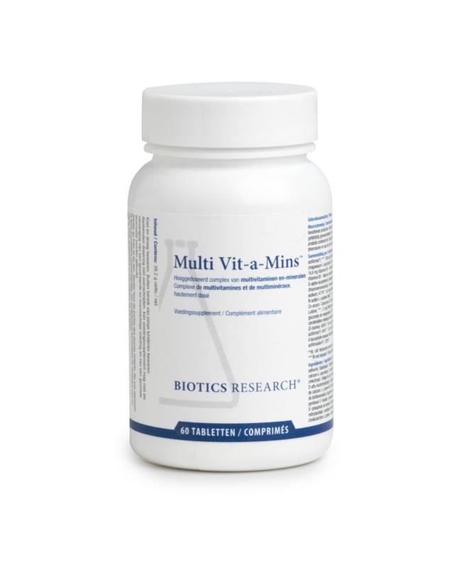 Br Multi Vit-A-Mins Tablet | 60st | Biotics | eFarma Apotheek En Drogist