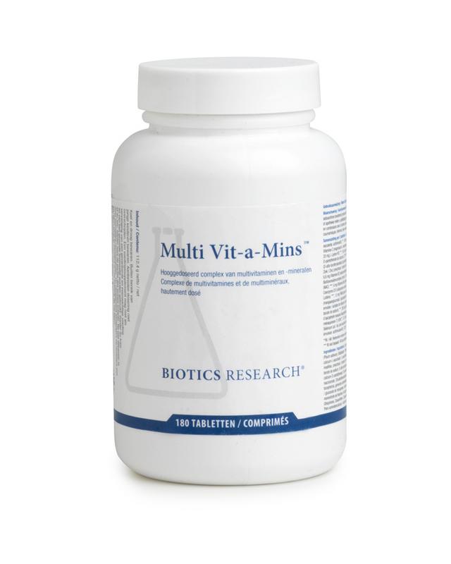 Br Multi Vit-A-Mins Tablet | 180st | Biotics | eFarma Apotheek En Drogist