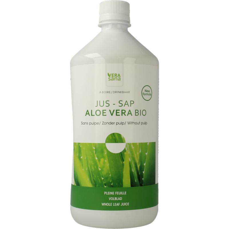 Aloe Vera Sap Zonder Pulp | 1000ml | Vera Sana | eFarma Apotheek En Drogist