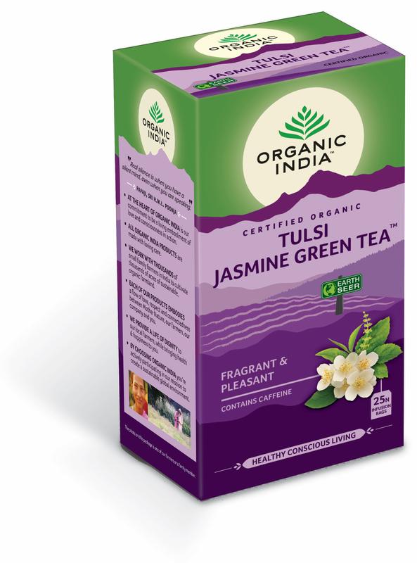 Tulsi Jasmine Green Thee Bio | 25st | Organic India | eFarma Apotheek ...