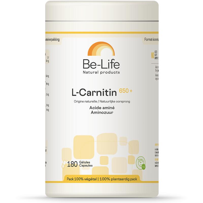 L-Carnitin 650+ | 180ca | Be-Life | eFarma Apotheek En Drogist