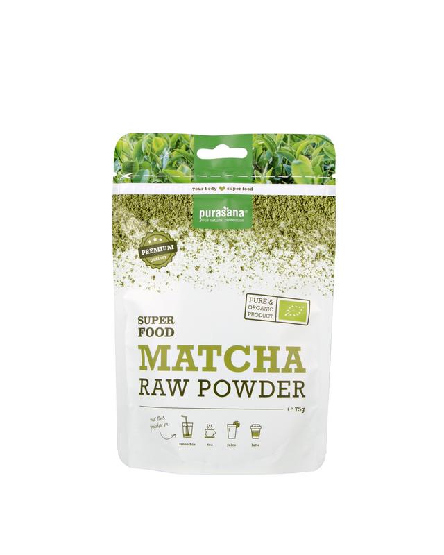 Matcha Premium Poeder/poudre Vegan Bio | 75g | Purasana | eFarma ...