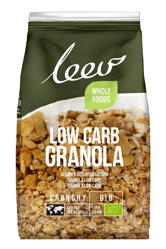 Granola Lowcarb Bio | 350g | Leev | eFarma Apotheek En Drogist