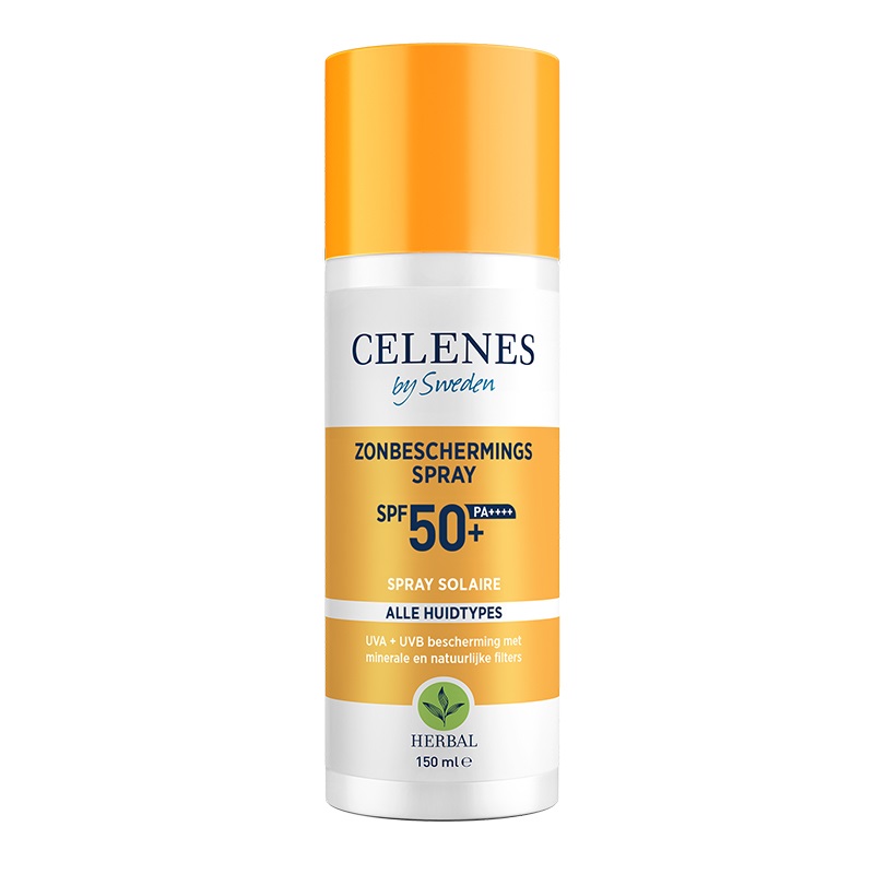 Celenes Zonbeschermings Lotion Spray Herbal SPF50+ | 150ml | Celenes ...