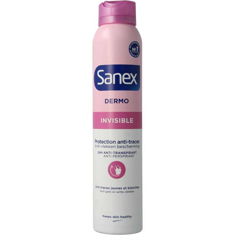 Sanex Deo Spr Dermo Invisible | 200ml | Sanex | eFarma Apotheek En Drogist