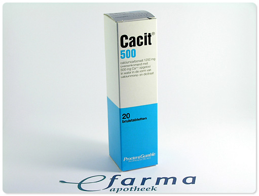 Cacit Bruistablet500mg | 20st | Theramex Netherlands | eFarma Apotheek ...