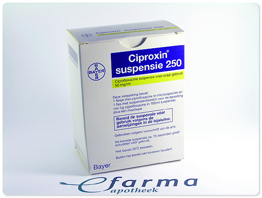 Ciproxin Suspensie 50mg/ml online bestellen