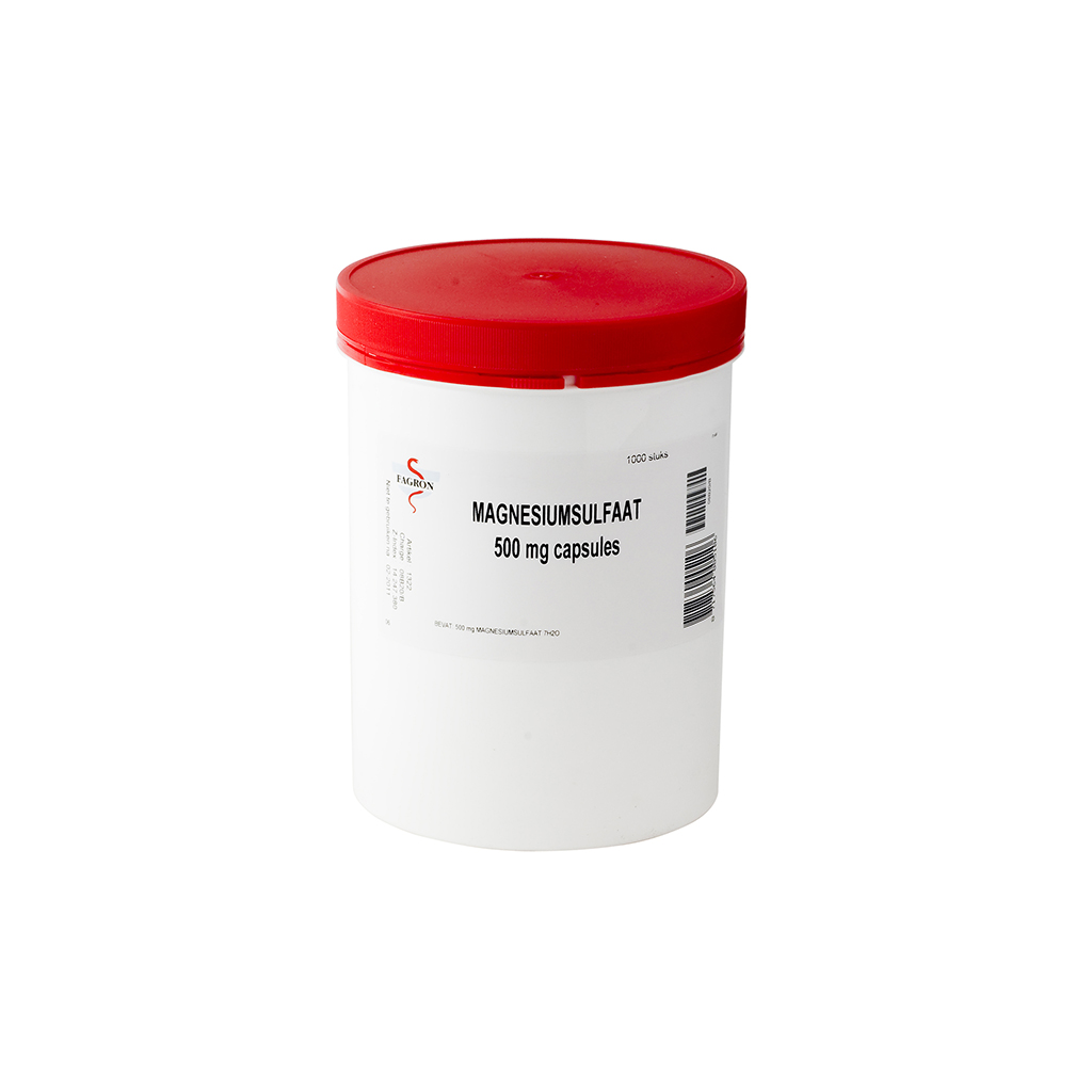 Magnesiumsulfaat Capsule 500mg Fagron | 1000st | Fagron Nederland ...