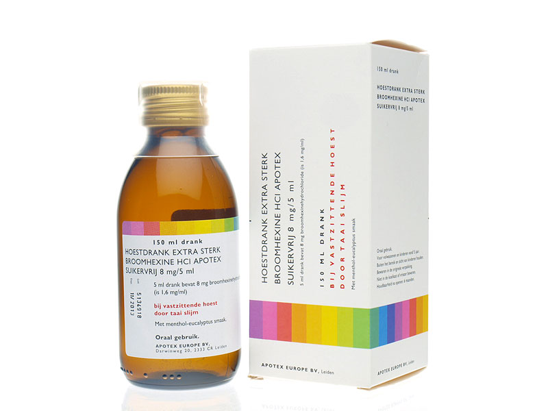 Hoestdrank Broomhexine Hcl Ex Sterk 1,6mg/ml Ap Sv