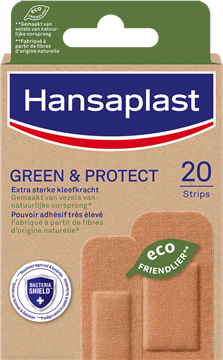 Hansaplast Green & Protect Strip (20 St). | eFarma Apotheek En Drogist