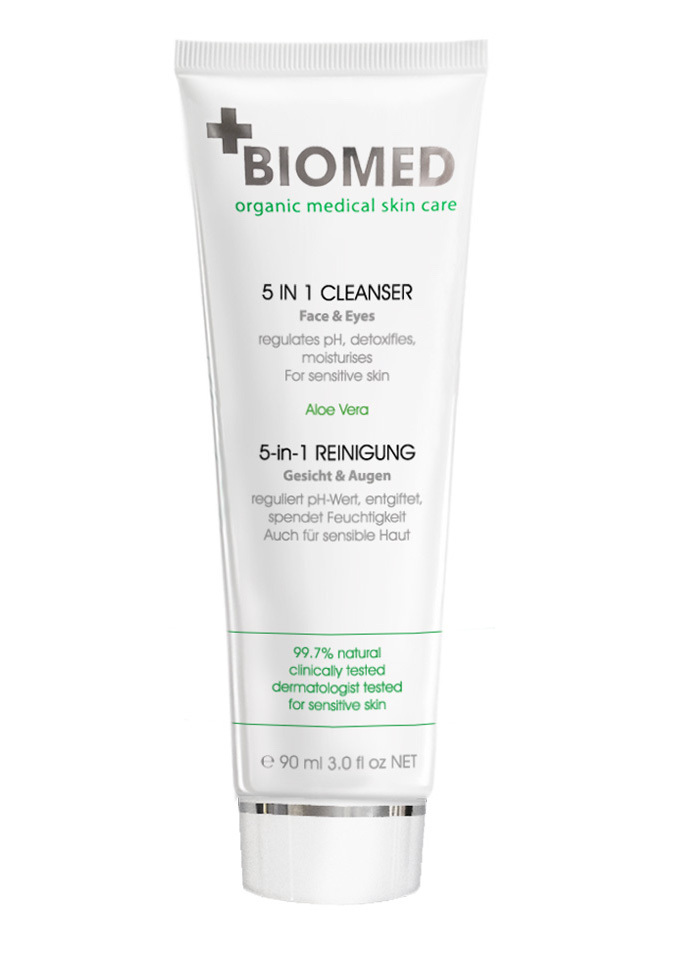 Biomed 5-In-1 Cleanser 90 ml – Gezicht & Ogen Reiniger (vegan) | eFarma