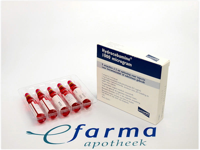 Hydrocobamine Injvlst 500mcg/ml Ampul 2ml online bestellen