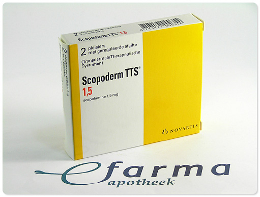 Scopoderm Tts Pleister 1,5mg online bestellen