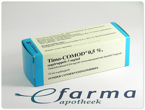 Timo-COMOD oogdruppels - Medicijnen - Medicijninformatie | eFarma