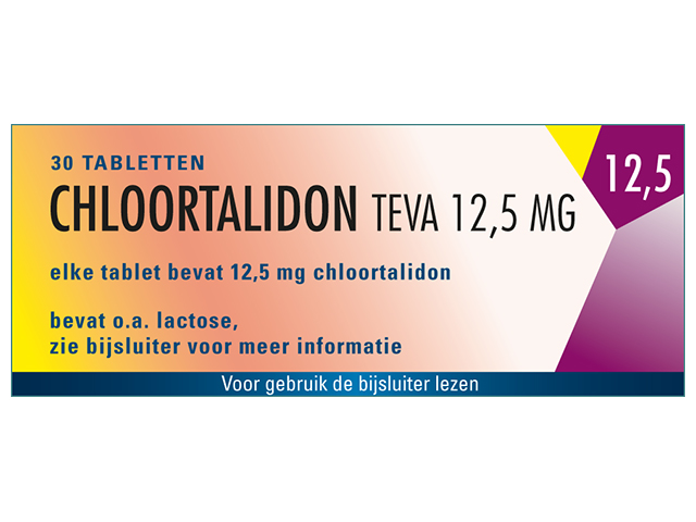 Chloortalidon Teva Tablet12,5mg | 30st | Pharmachemie | eFarma Apotheek ...