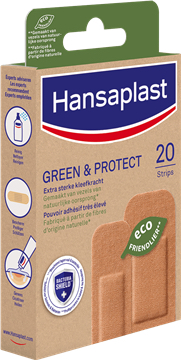 Hansaplast Green & Protect Strip (20 St). | eFarma Apotheek En Drogist